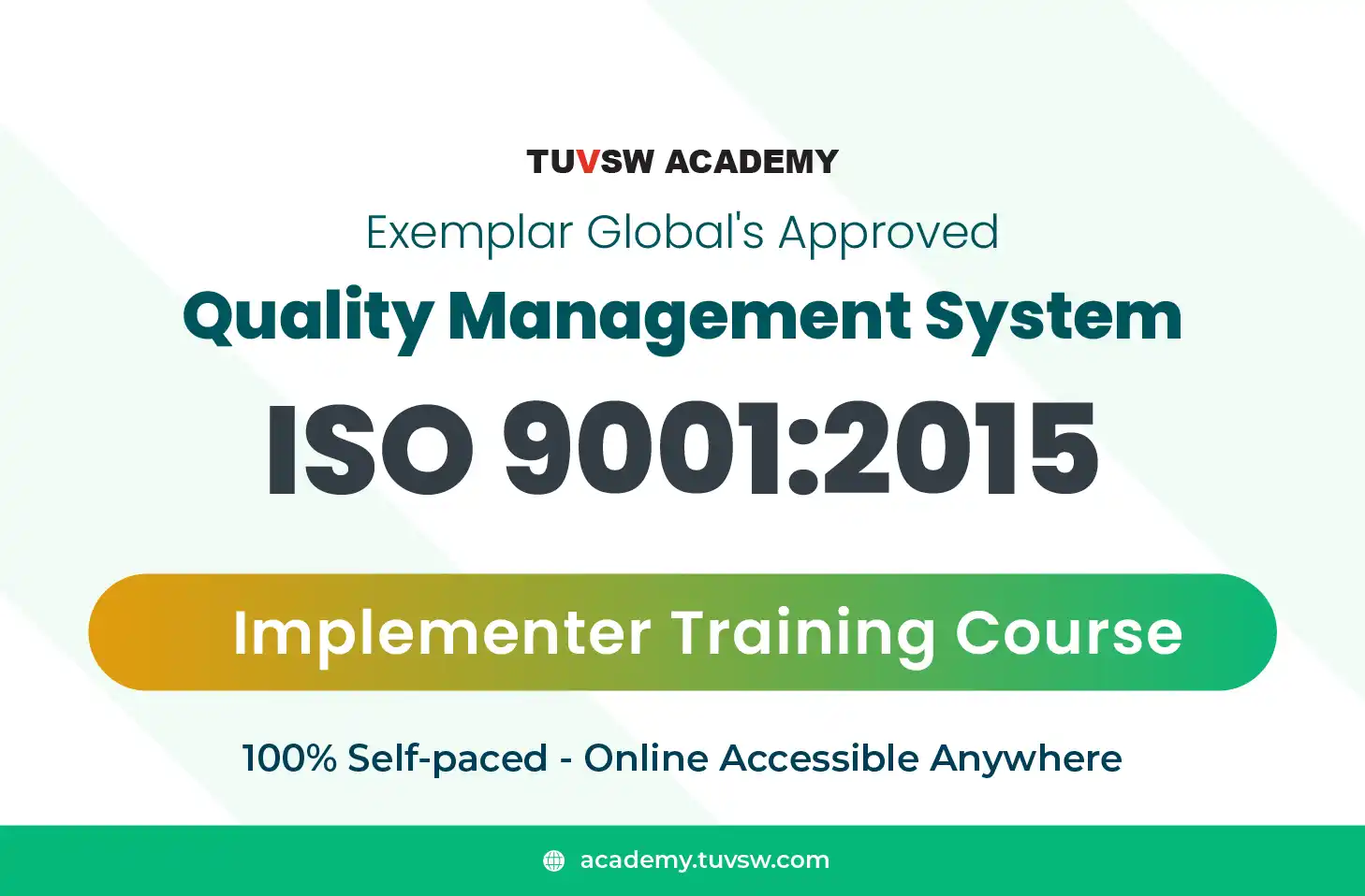 QMS ISO 9001 Implementer Training Course Online Certified