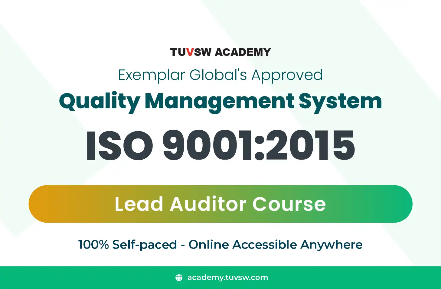 ISO 9001 Training Certificate | QMS Lead Auditor Training Course 2025